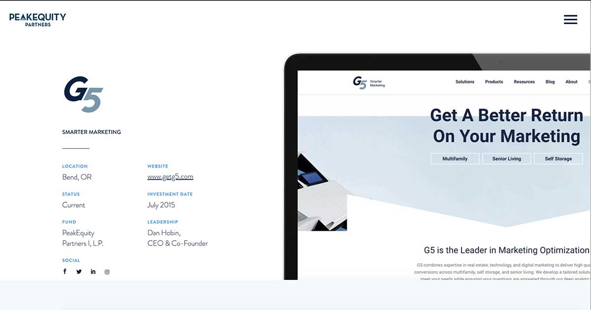 G5 - PeakEquity Partners