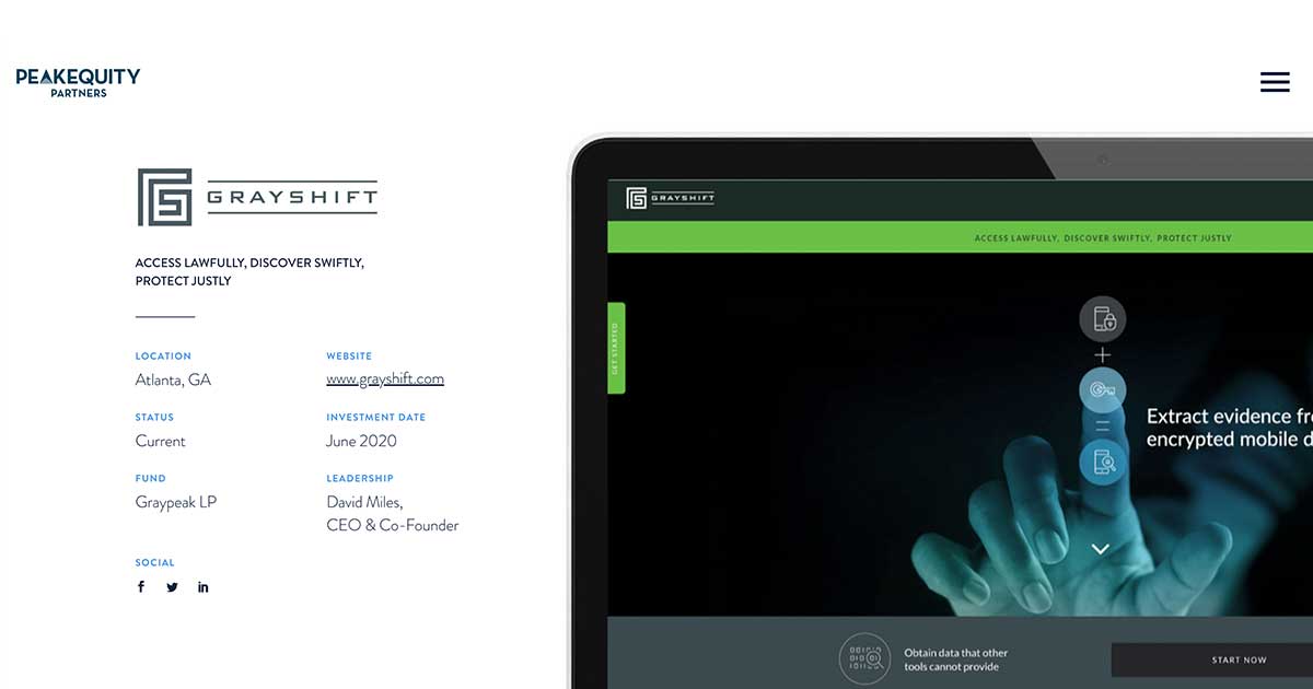 Grayshift - PeakEquity Partners